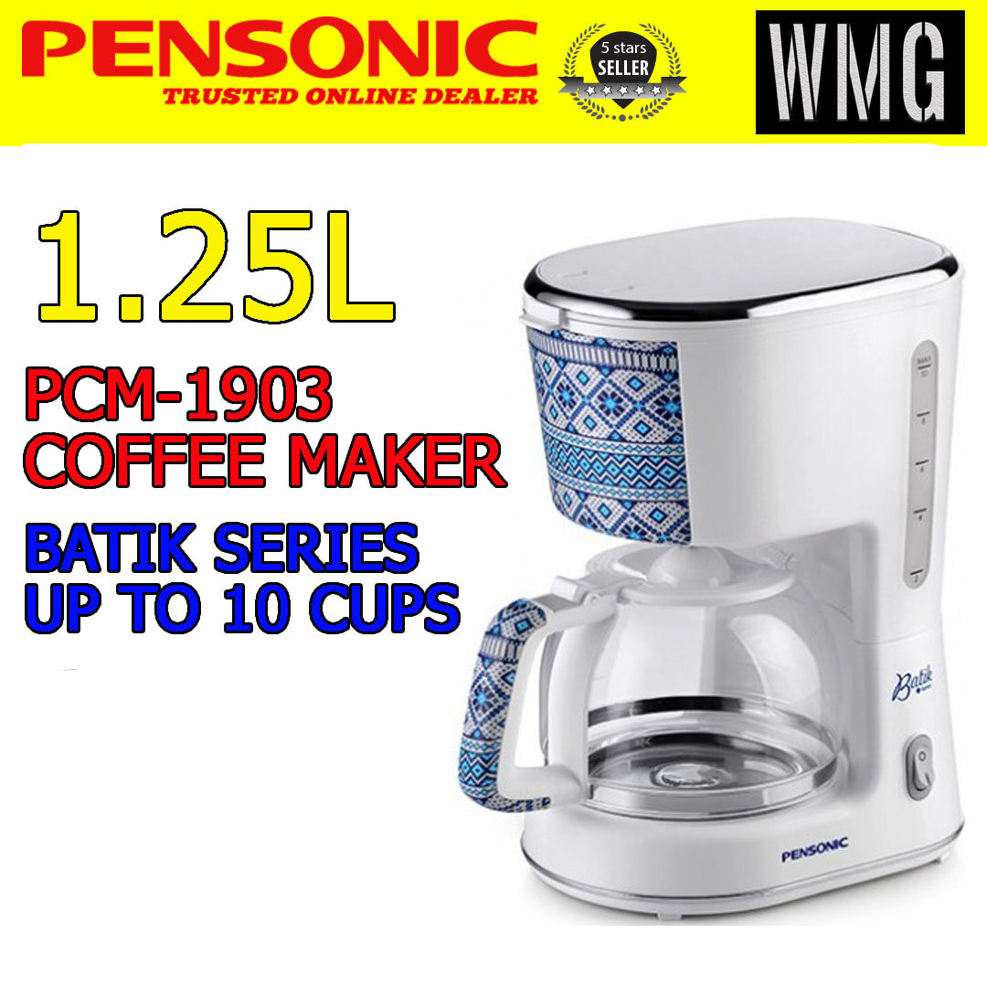 Pensonic Coffee Maker Up to 10 Cups Mesin Kopi PCM-1902 / PCM-1903 ...