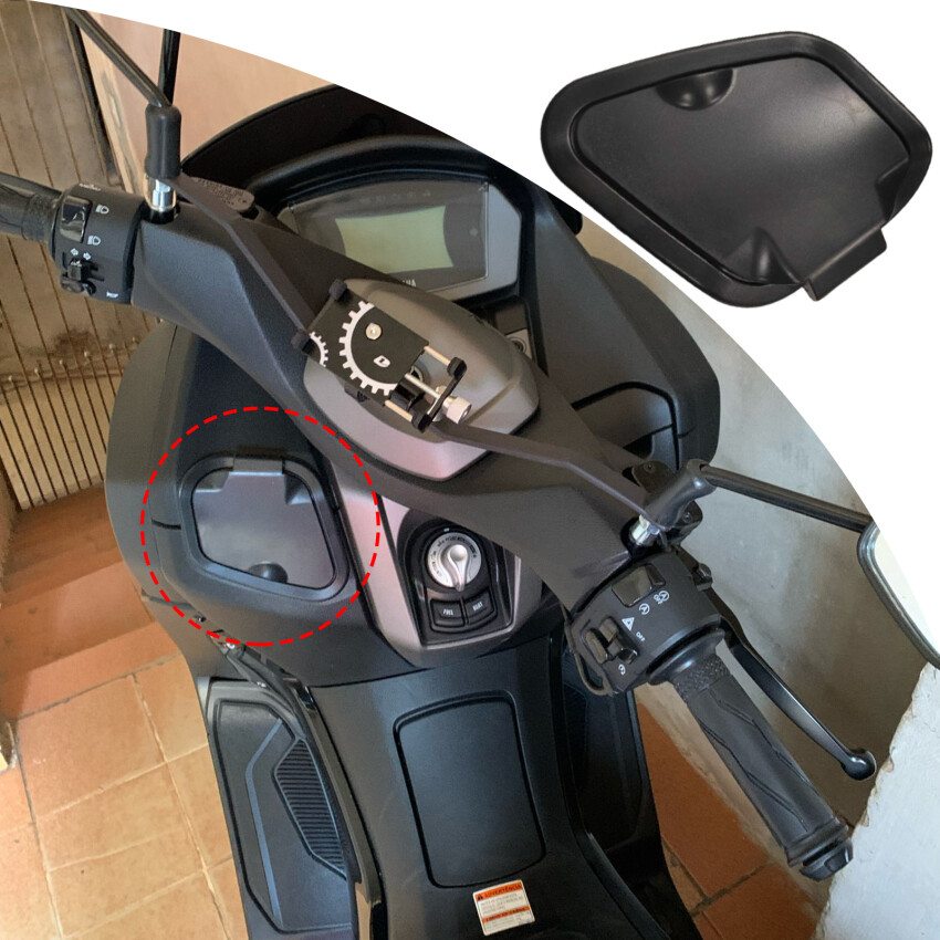 PP Side Pocket Cover Charger Waterproof Cap For Yamaha Nmax V2 2020 ...