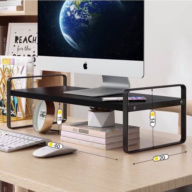 PC Stand Computer Monitor Screen Increased Shelf Computer Stand Desktop ...
