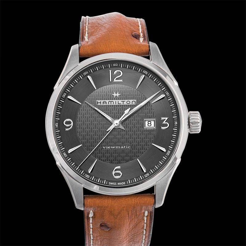 Hamilton Jazzmaster Automatic Grey Dial Stainless Steel Men's Watch ...