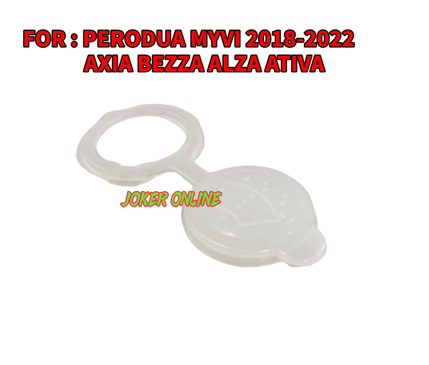 (MADE IN MALAYSIA) PROTON / PERODUA / TOYOTA WIPER WASHER TANK CAP ...