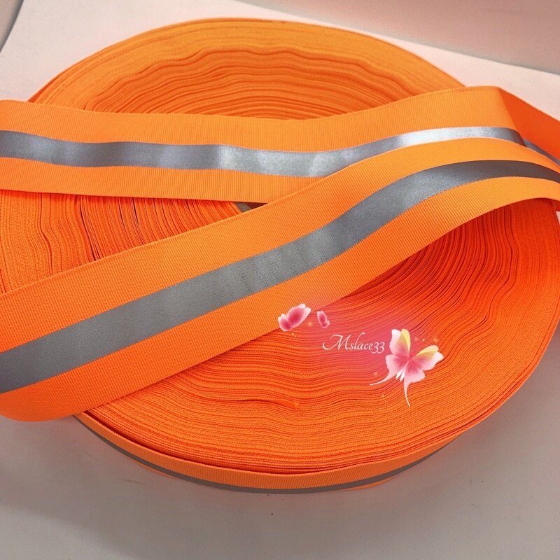 (100m)Fabric Safety Reflective Tape/ Tape Pantulan Keselamatan/ Jacket ...