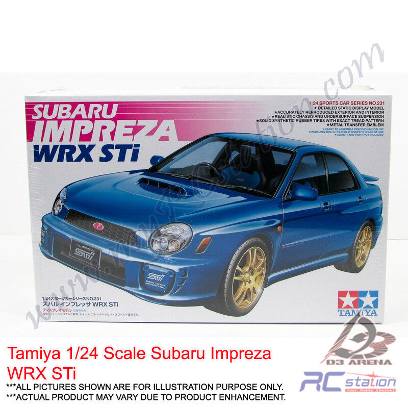 Tamiya Model #24231 - 1/24 Subaru Impreza WRX STi [24231] | Lazada