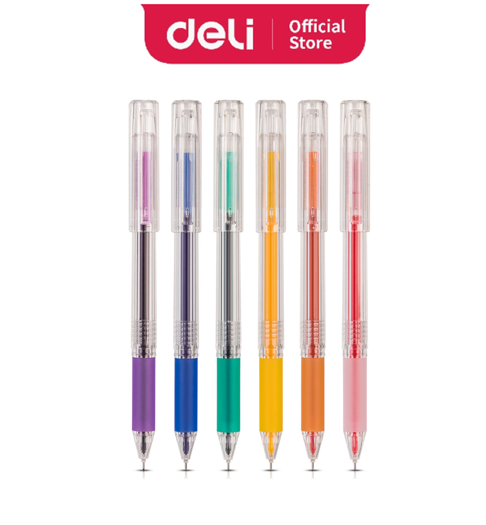 Deli Color Gel Pen Full Needle 0.5mm (150mm) [Per Box] A125 | Lazada
