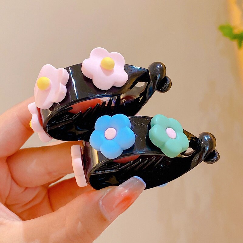 Korean Cute Hair Clips for Girls Fashion Hair Bun Large Cute Cartoon ...