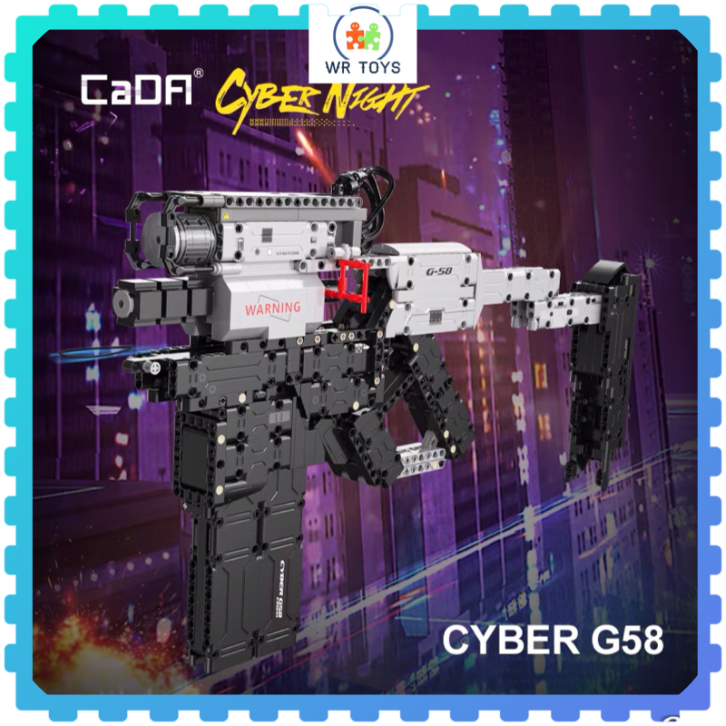 Gun Blocks CADA CYBERPUNK 2077 - Cyber G58-Dian Gun Toys Building ...