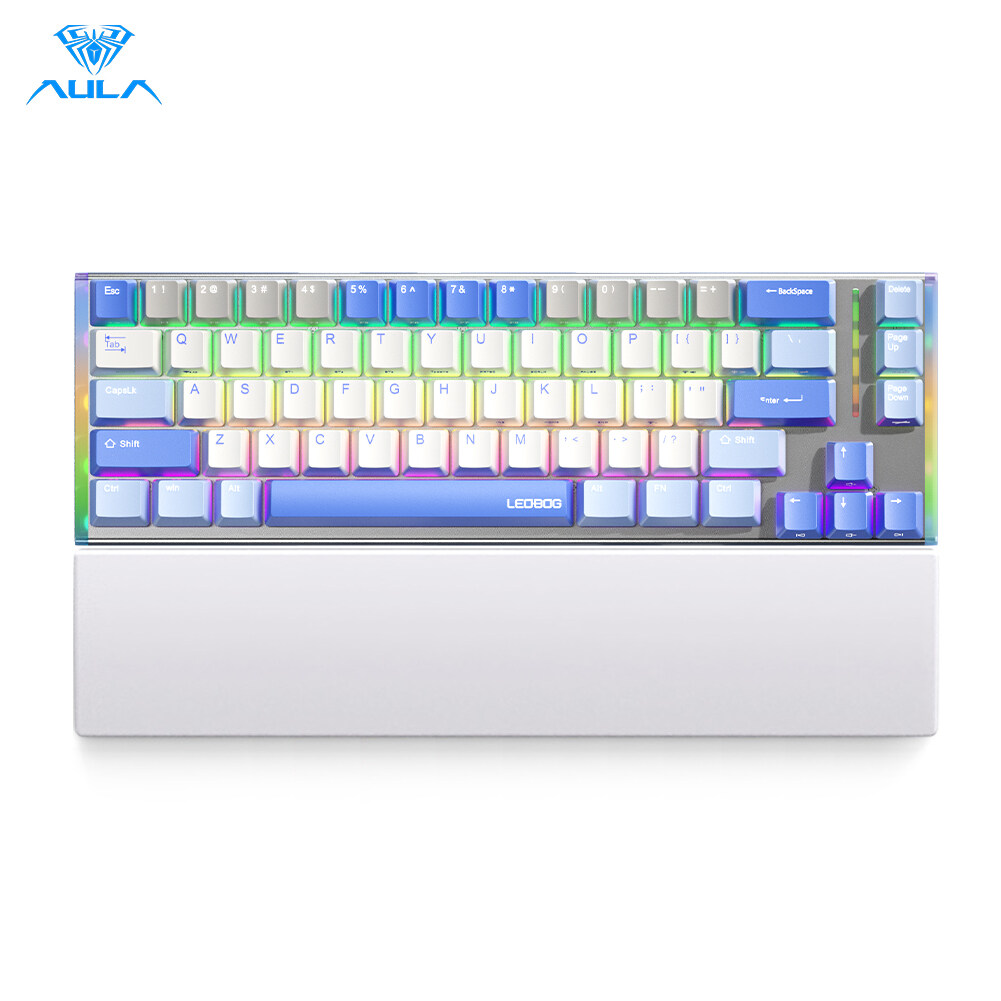 AULA K67 Hotswap วิศวกรรมคีย์บอร์ดเกม67คีย์บลูทูธ/สาย/2.4กรัมแป้นพิมพ์ ...