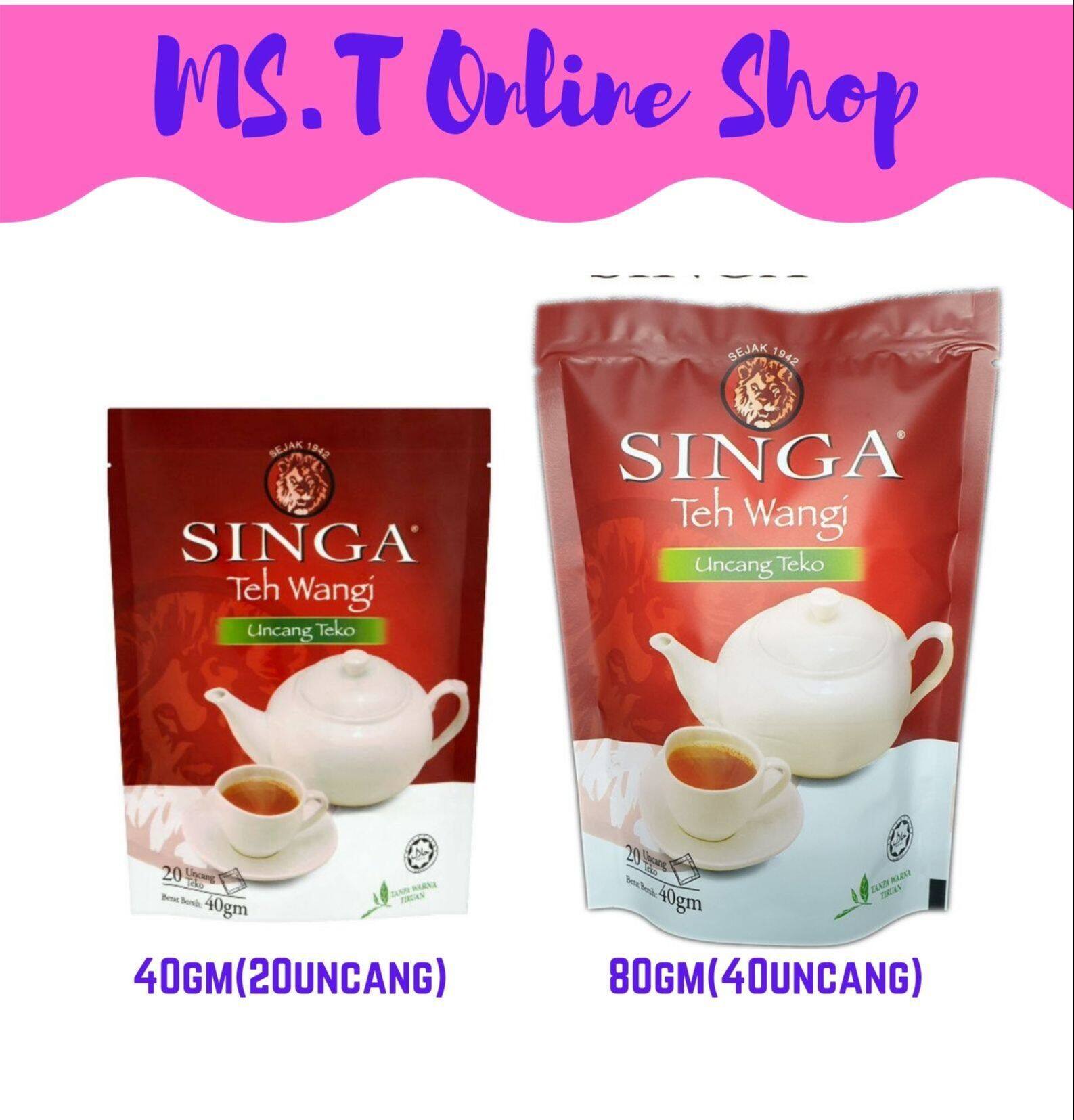 [MT] Cap Singa Teh Wangi (Uncang Teko) 40/80gm | Lazada