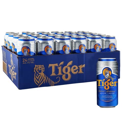 Tiger - 500ml x 24cans [1 box] | Lazada