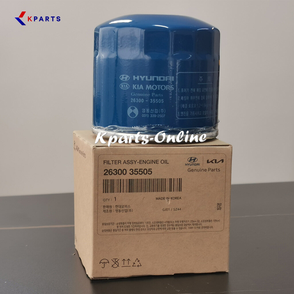 (GENUINE) ENGINE OIL FILTER KIA & HYUNDAI -FORTE / OPTIMA K5 / CERATO ...