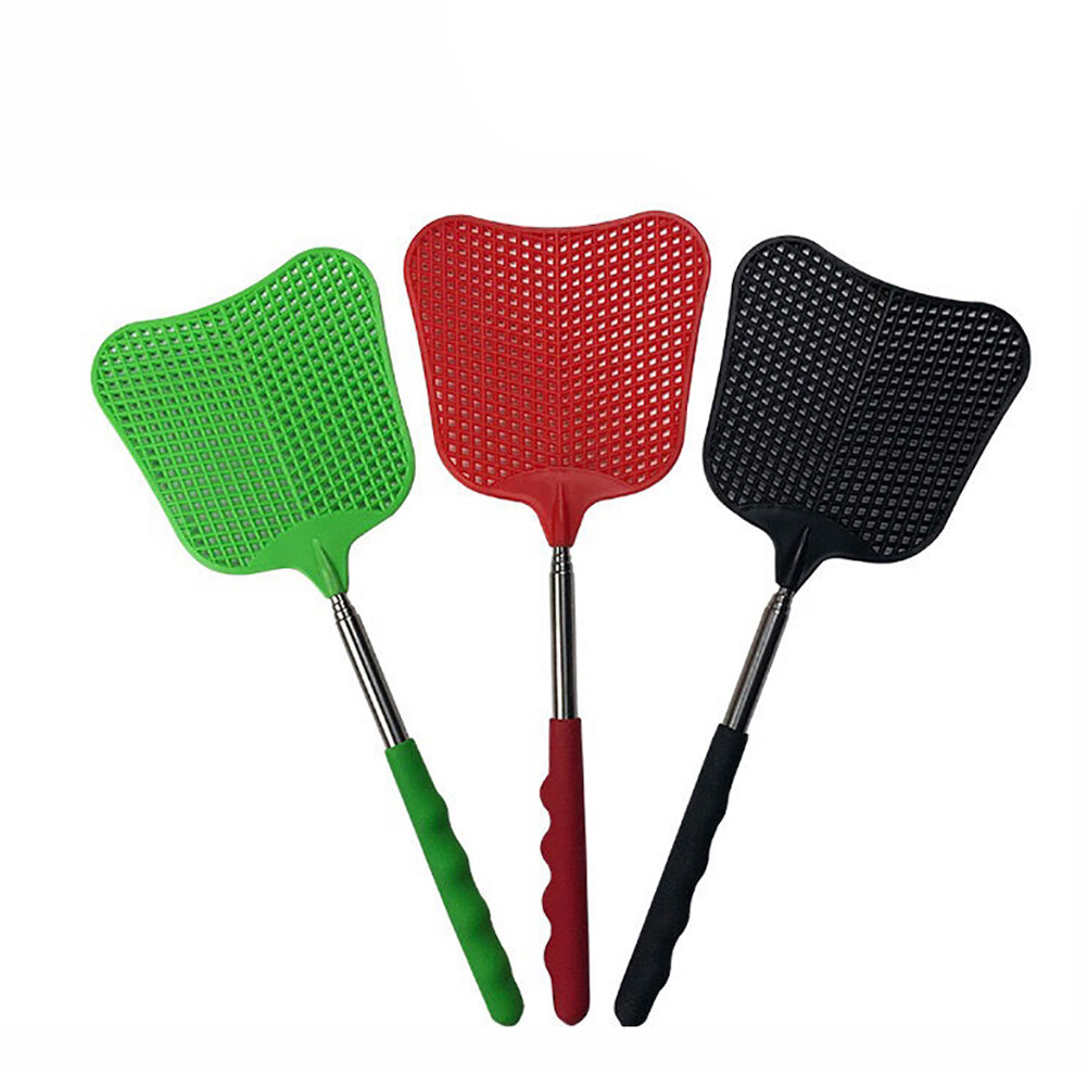 3pcs Stainless Steel Retractable Fly Swatter Fly Killer Anti Mosquito ...
