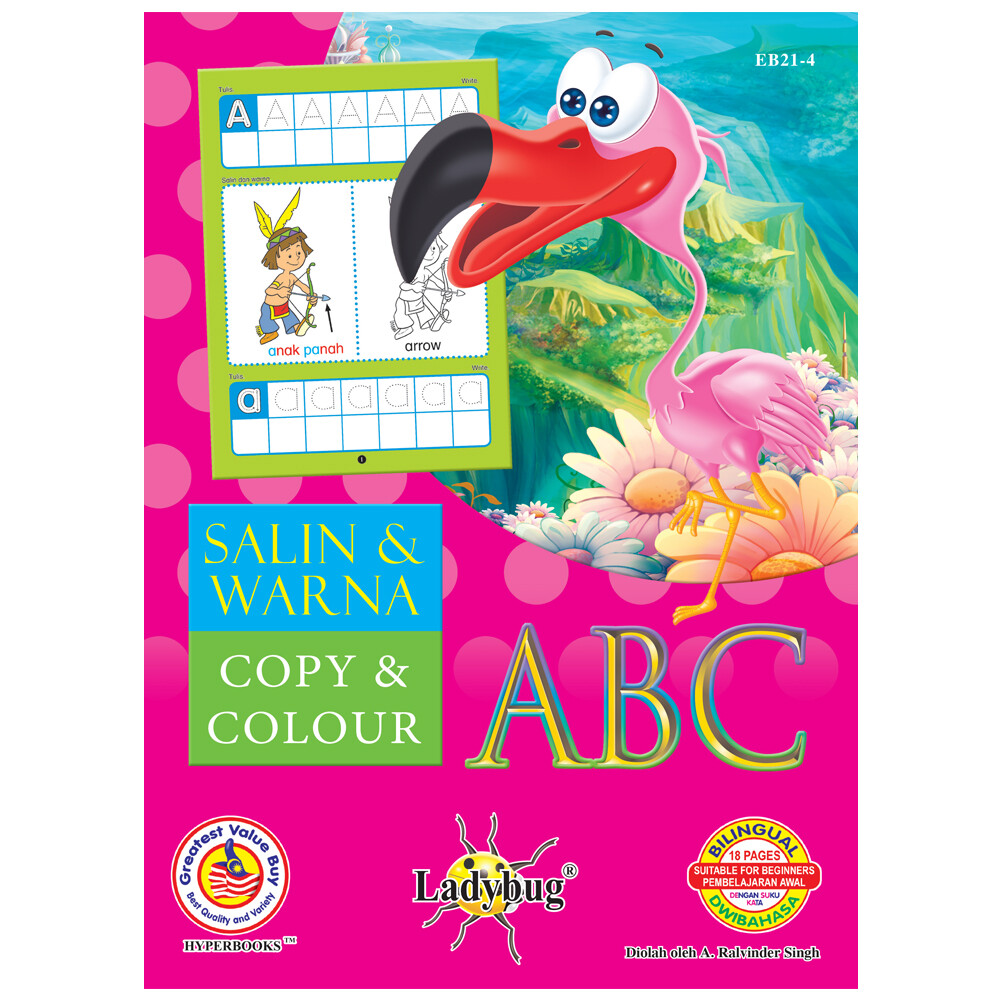 Salin & Mewarna Abc Copy Colouring Book EB21 - 4 | Lazada