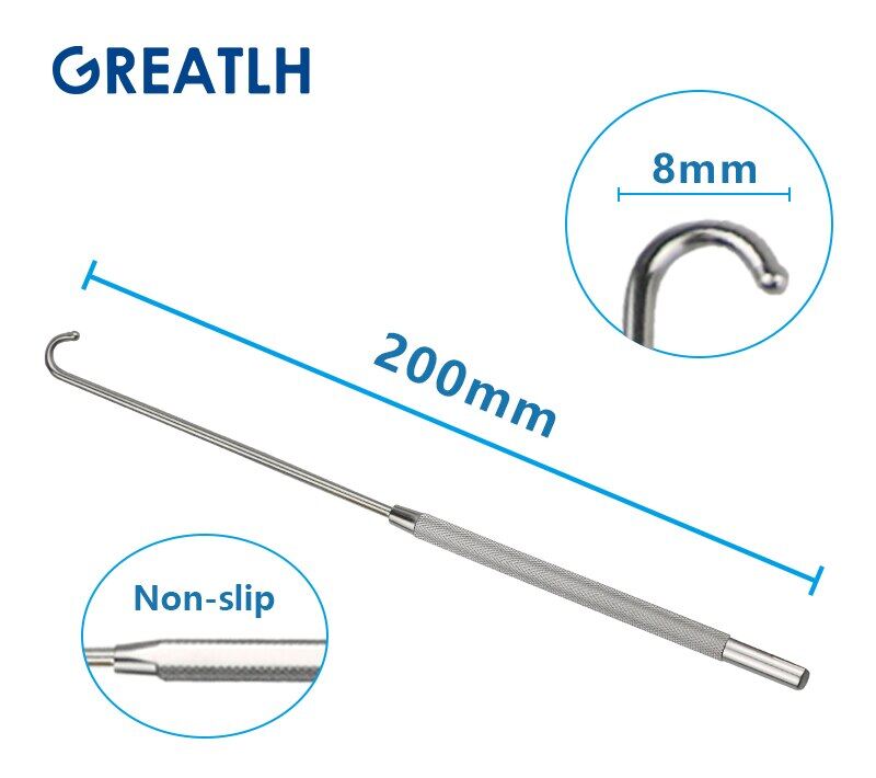 Jiayi 200Mm Long Uterine Hook Animal Ovariectomy Spay Snook Dogs Cats ...