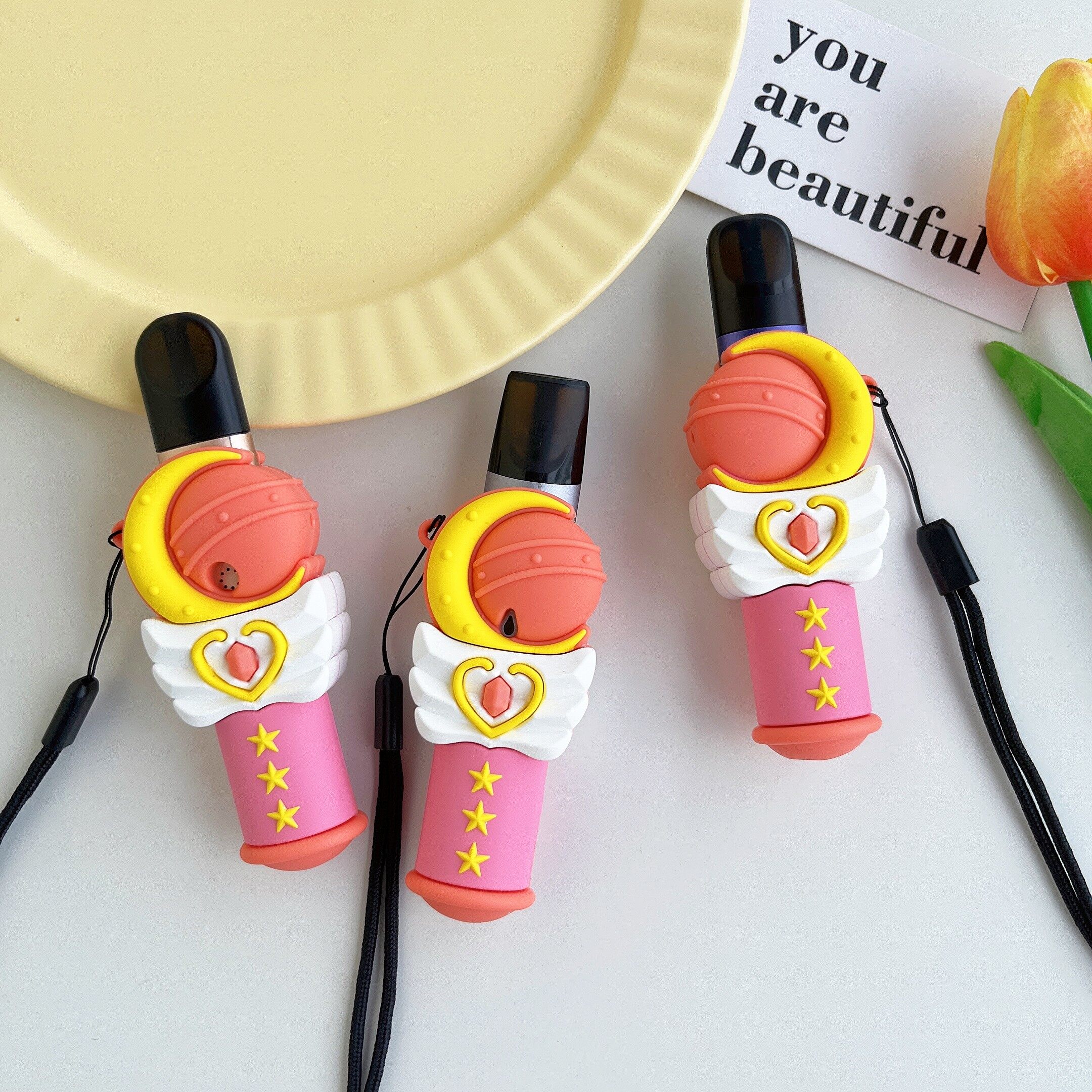 3D Pretty Girl Staff Case สำหรับ1 Relx 4 5 Relx Infinity Phantom ...