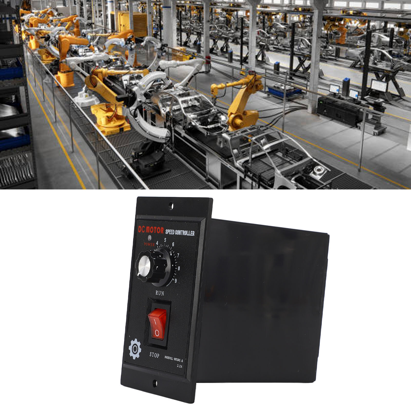 Motor Speed Switch DC Motor Speed Controller Stable 220VAC Input 200VDC ...