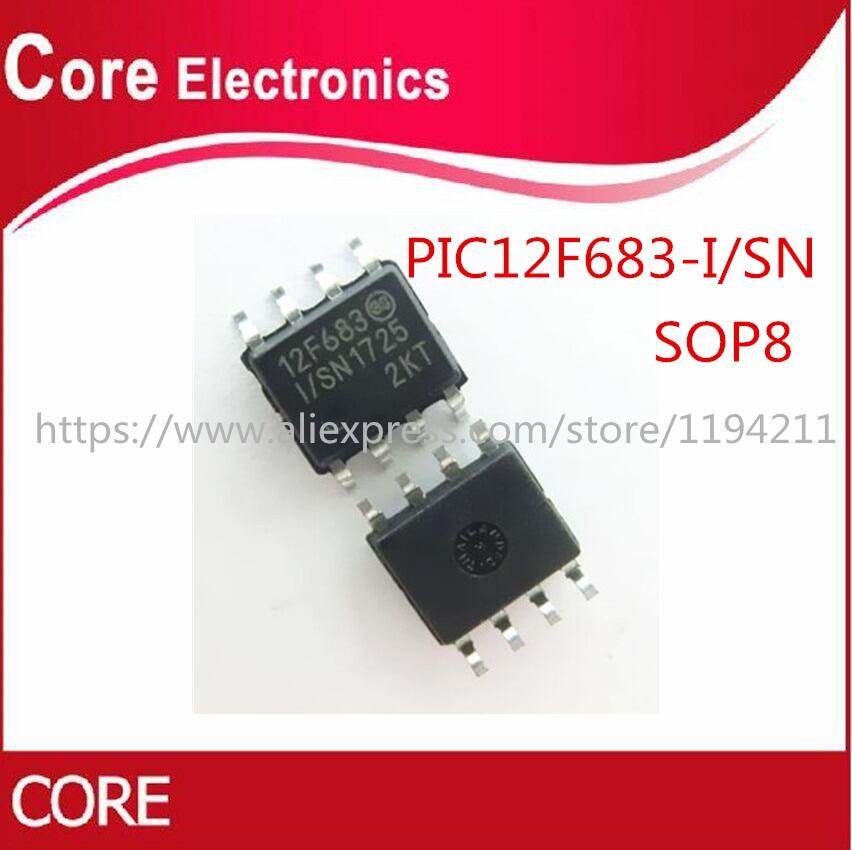 50PCS PIC12F683-I/SN SOP8 PIC12F683-I SOP PIC12F683 SMD 12F683 SOP-8 ...