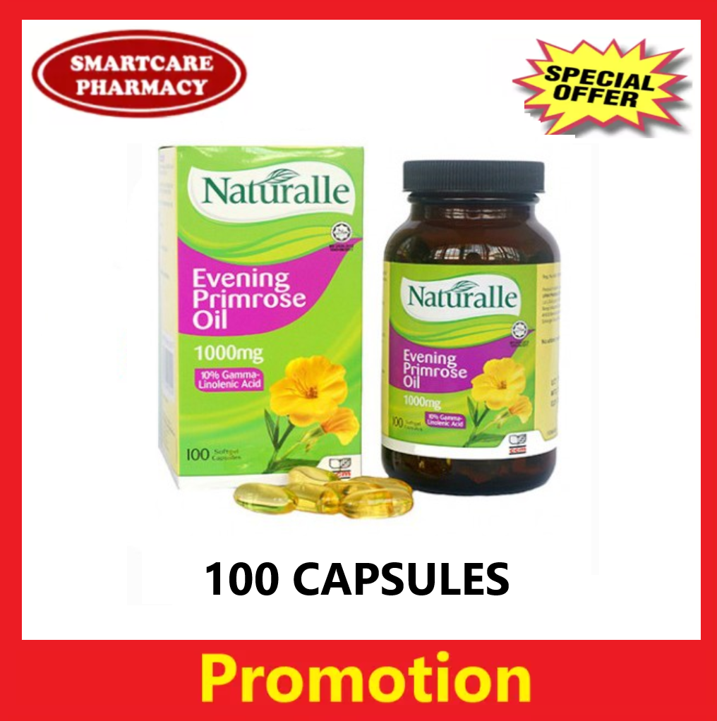 Naturalle Evening Primrose Oil EPO 1000mg -100 CAPSULES | Lazada