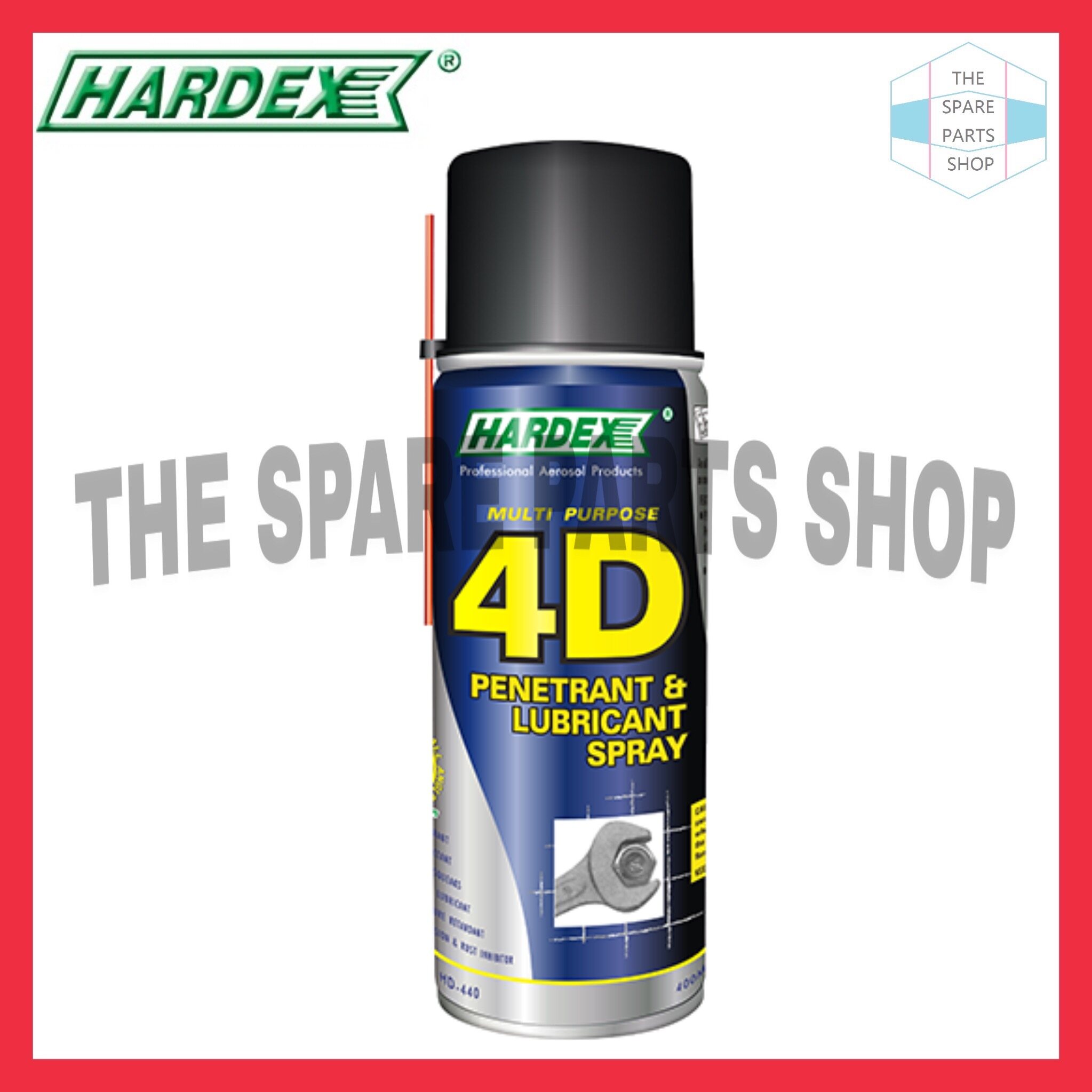 HARDEX PENETRANT & LUBRICANT SPRAY 4D 400ML (HD440) | Lazada
