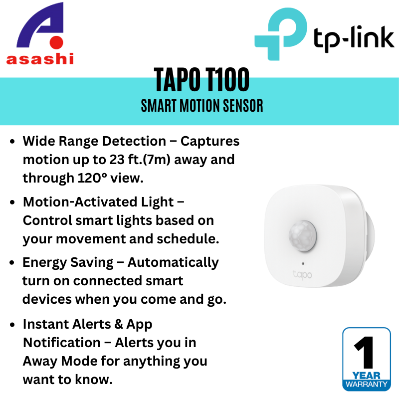 Tp-Link Tapo Smart Sensor & Smart HUB Switches ( H100 / T100 / T110 ...