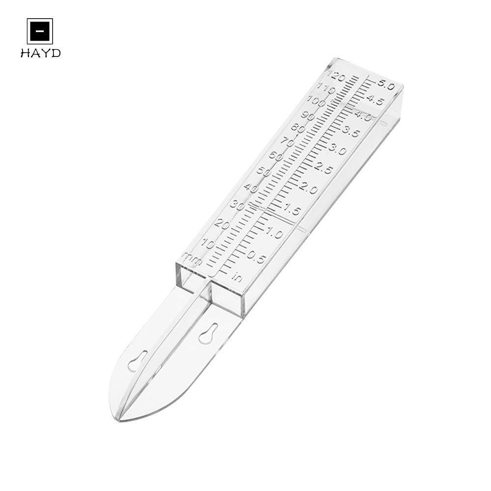 HAYD 【cod】 Plastic Rain Gauge Clear Rain Water Meter Measuring Device ...