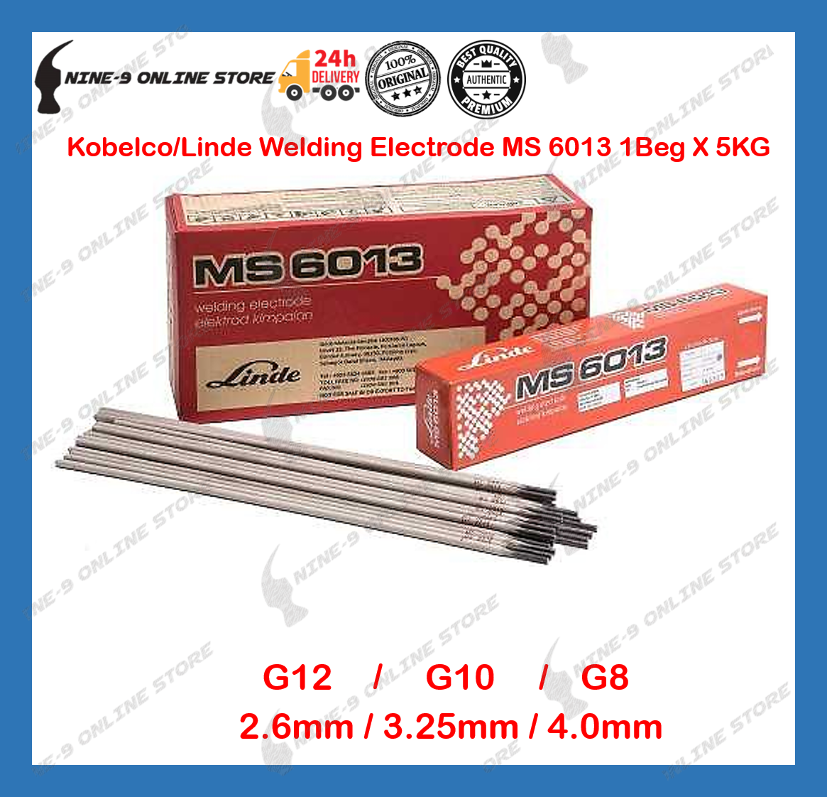 Kobelco/Linde Welding Electrode MS 6013 1Beg X 5KG | Lazada