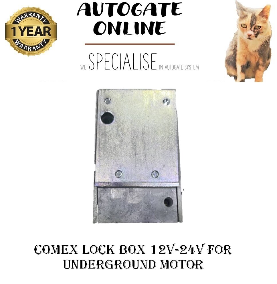 COMEX LOCK BOX 12V-24V FOR UNDERGROUND MOTOR- AUTOGATE ONLINE | Lazada
