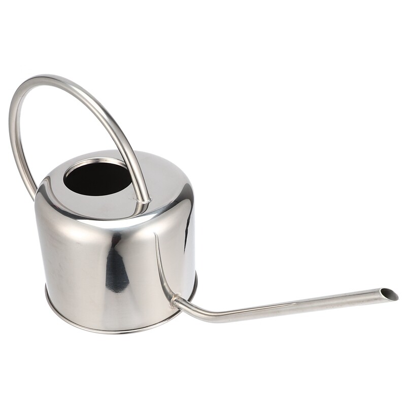 European Gardening Watering Can Pot Stainless Steel 900Ml Household ...