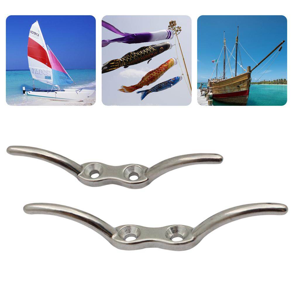 4 Pcs Mooring Cleat Stainless Steel Cleats for Boats Hook Flagpole ...