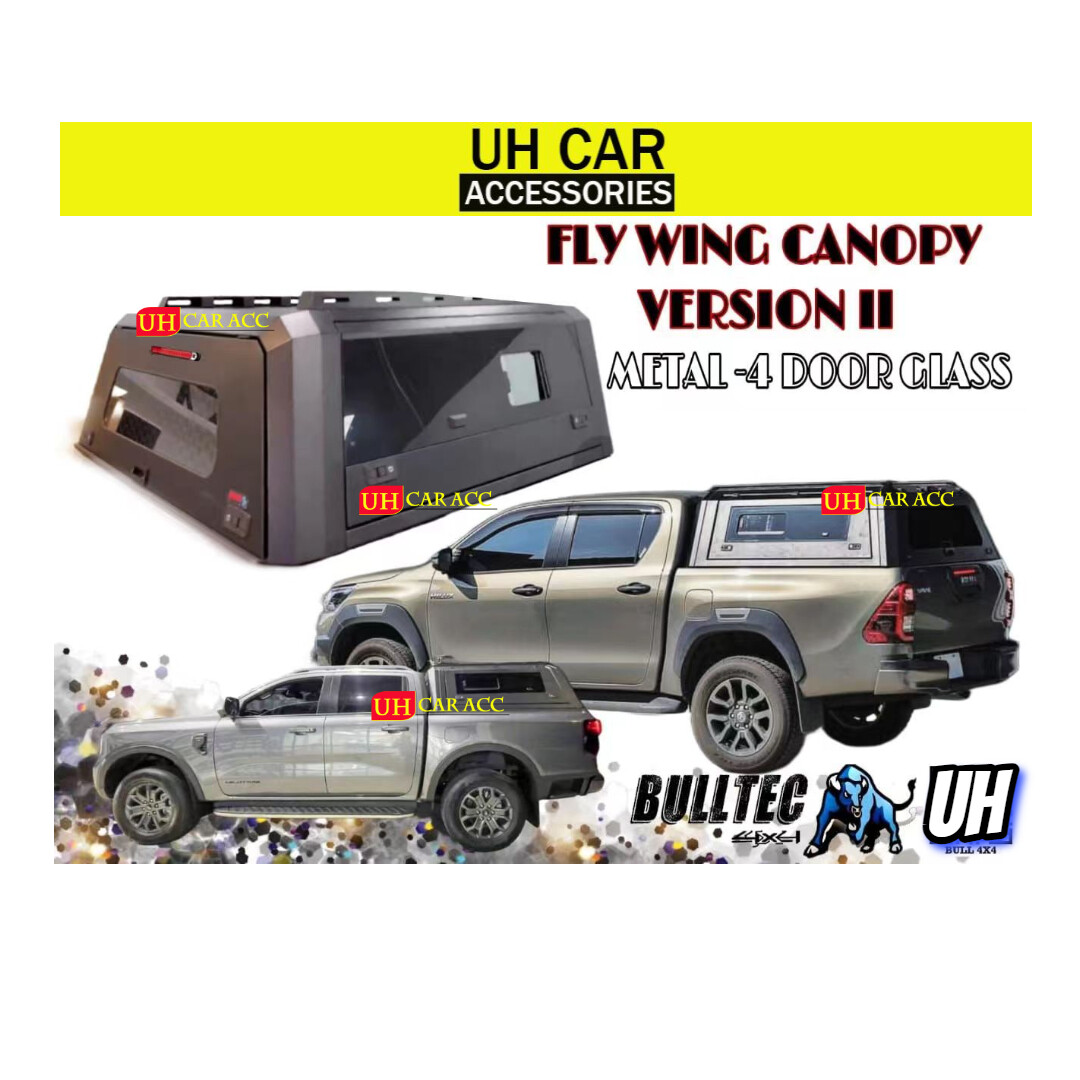 TOYOTA HILUX VIGO REVO ROCCO ROGUE BULLTEC V2 METAL FLY WING CANOPY ...