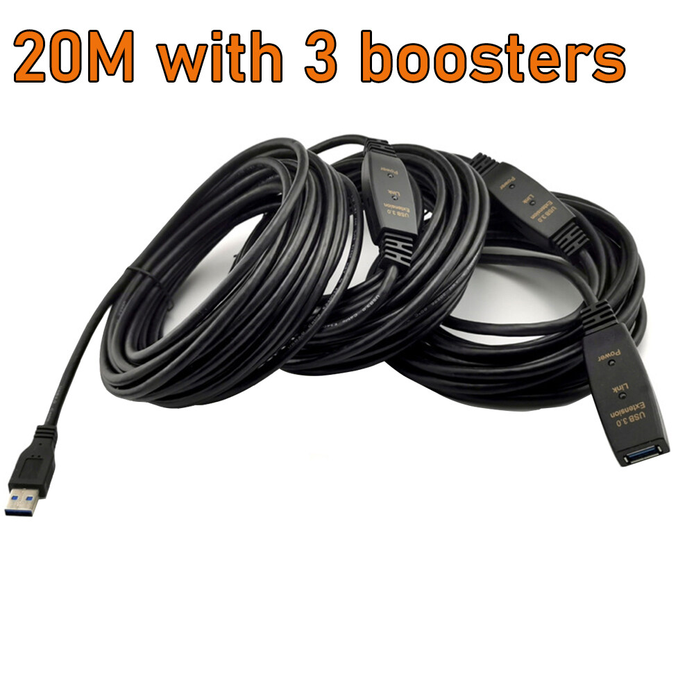 20M สายต่อ USB 3.0 Active USB 3.0 Extender สายต่อ USB 3.0 พร้อม Booster สายต่อ USB 3.0 ชายกับ ...