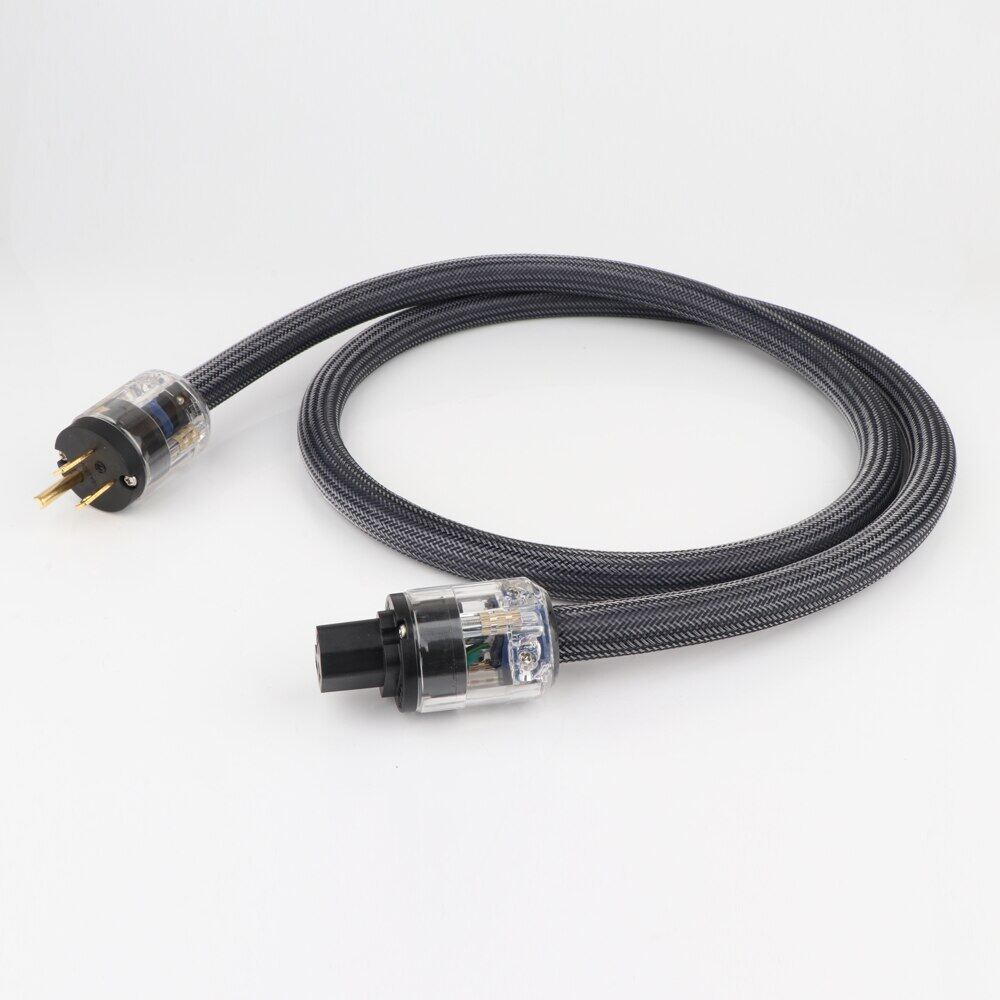 Hi-End 4Square hifi audio EU/US Power Cord Pure Copper Power Cable Free ...