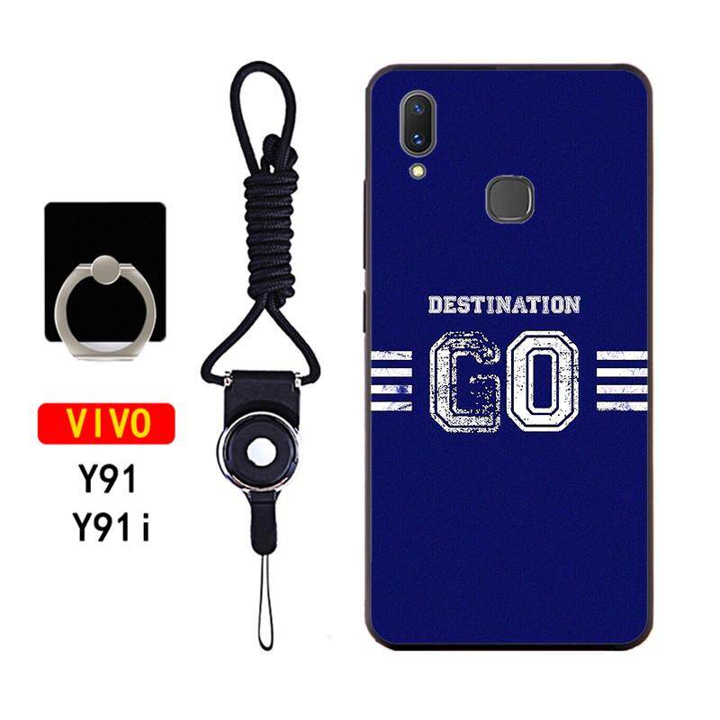 New Rubber Case For Vivo Y91 VIVO Y91i Protective Soft Painted Back ...