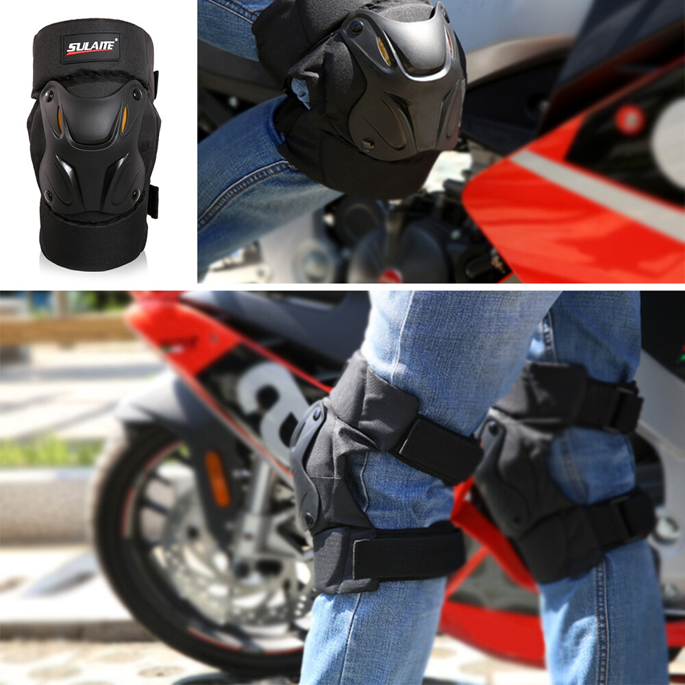 Yiuu 2PCsเกราะรถจักรยานยนต์ป้องกันเข่าPads Off-Road Racing Crashproof ...