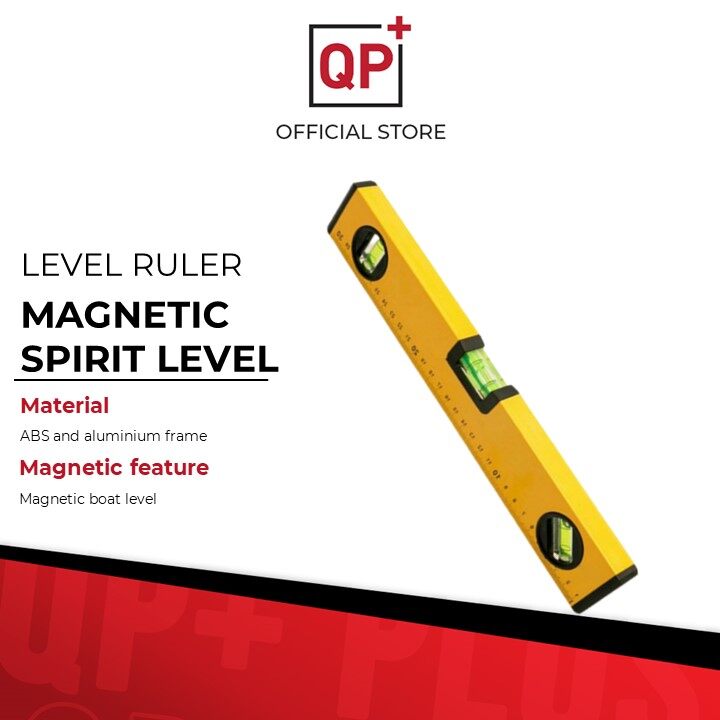 MAGNETIC SPIRIT LEVEL WATER LEVEL RULER 12'' 18'' 24'' PENGUKUR RATA ...