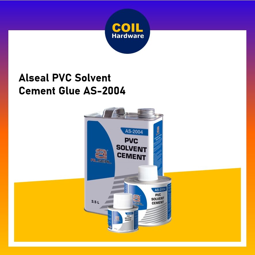 ALSEAL PVC Solvent Pipe Cement Gum | Gam Paip PVC 100g 500g | Lazada