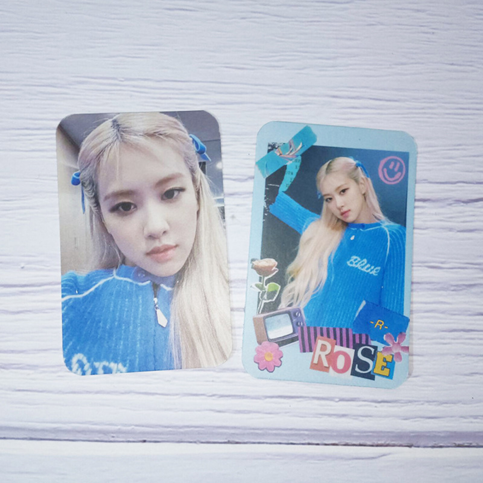 5ชิ้น/เซ็ต ROSE Photocards ใหม่เดี่ยว-R- KPOPMERCH พิเศษ Photocard ...