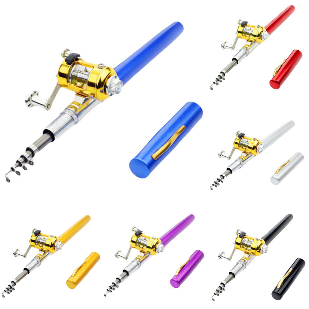 TFbbggs Spinning Fishing Rod Mini Fishing Rod With Drum Wheel Set ...