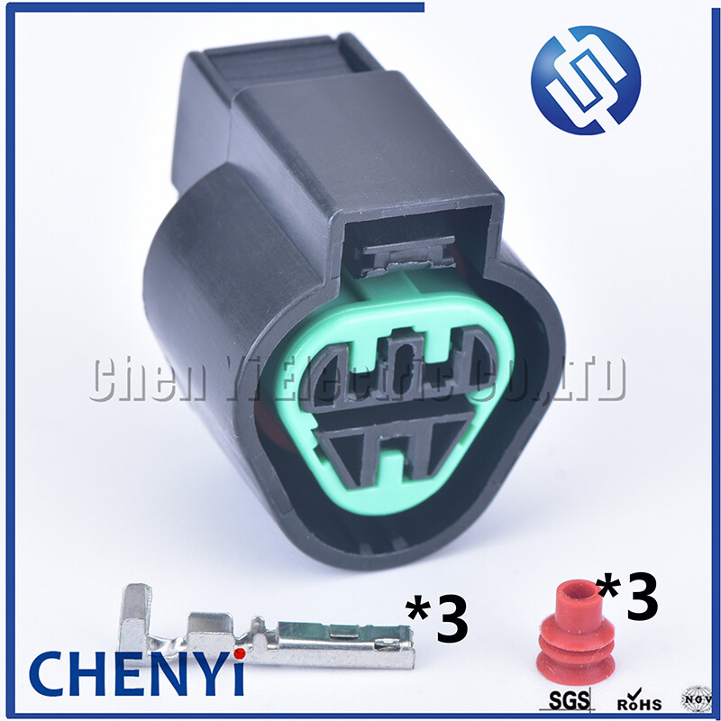 1 set 3 Pin way (female) Kum Waterproof Electrical Wire Auto Connector ...