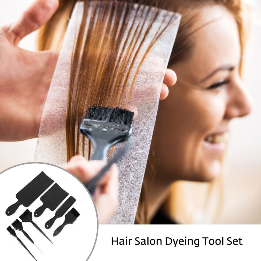 7pcs/Set Hair Dying Board Brushes Plastic Stirring Pro Salon Barber ...