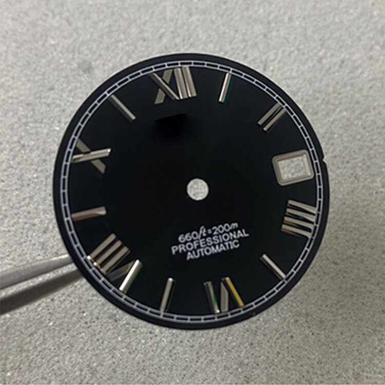 28.5MM Sunray Watch Dial No Luminous Nail Modified Dial for NH35/NH36 ...