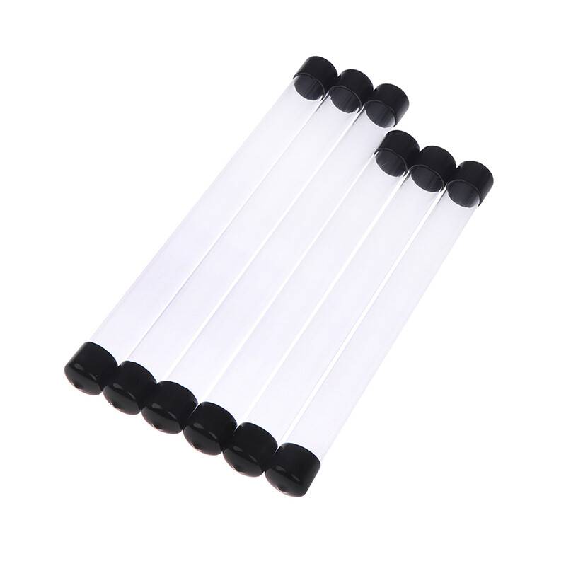 Hot???? Transparent PVC Pen Box Rotating Pen Storage Tube Clear Pen ...