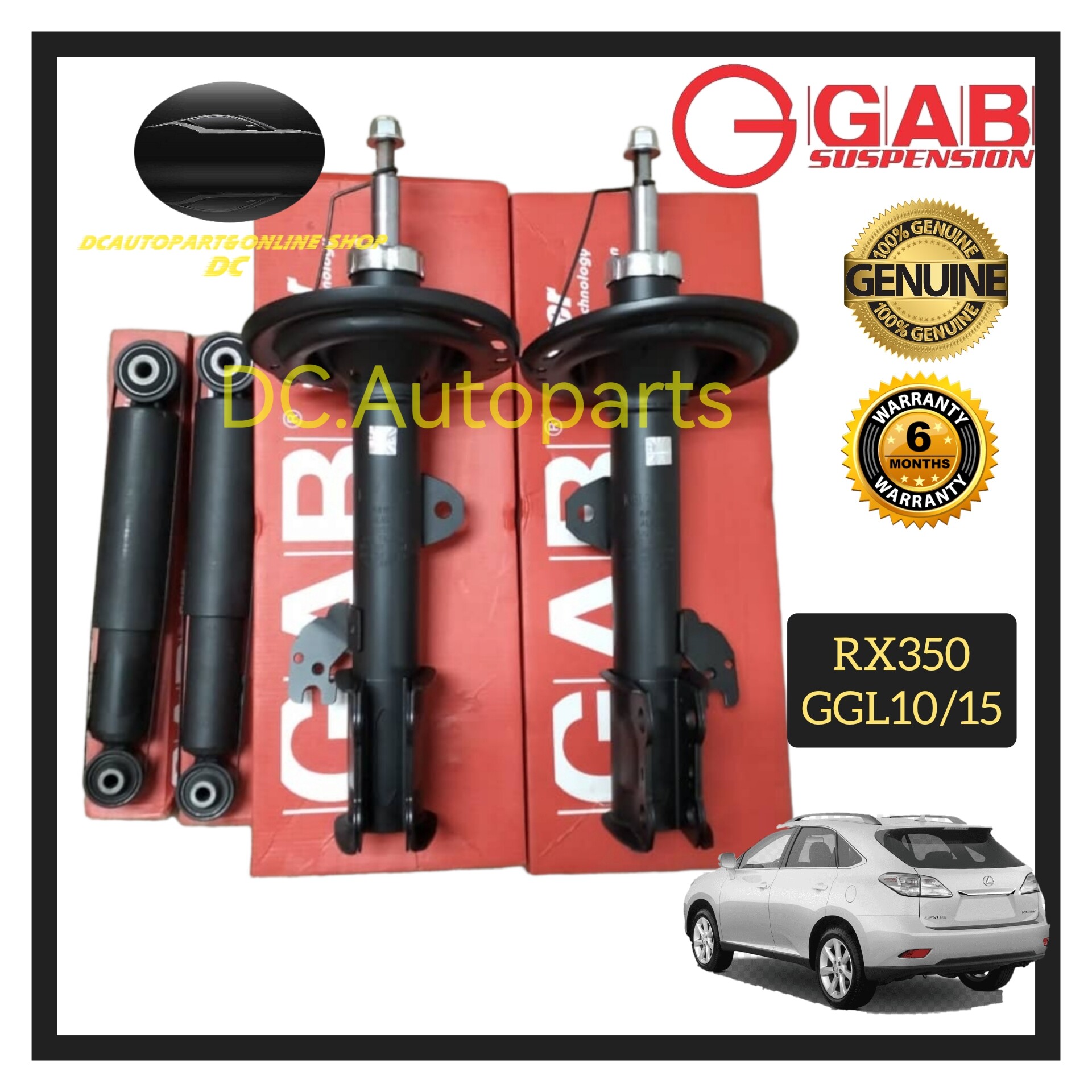 ORIGINAL GAB SUPER ABSORBER LEXUS RX350 RX270 AGL10 AGL15 GGL10 GGL15 ...