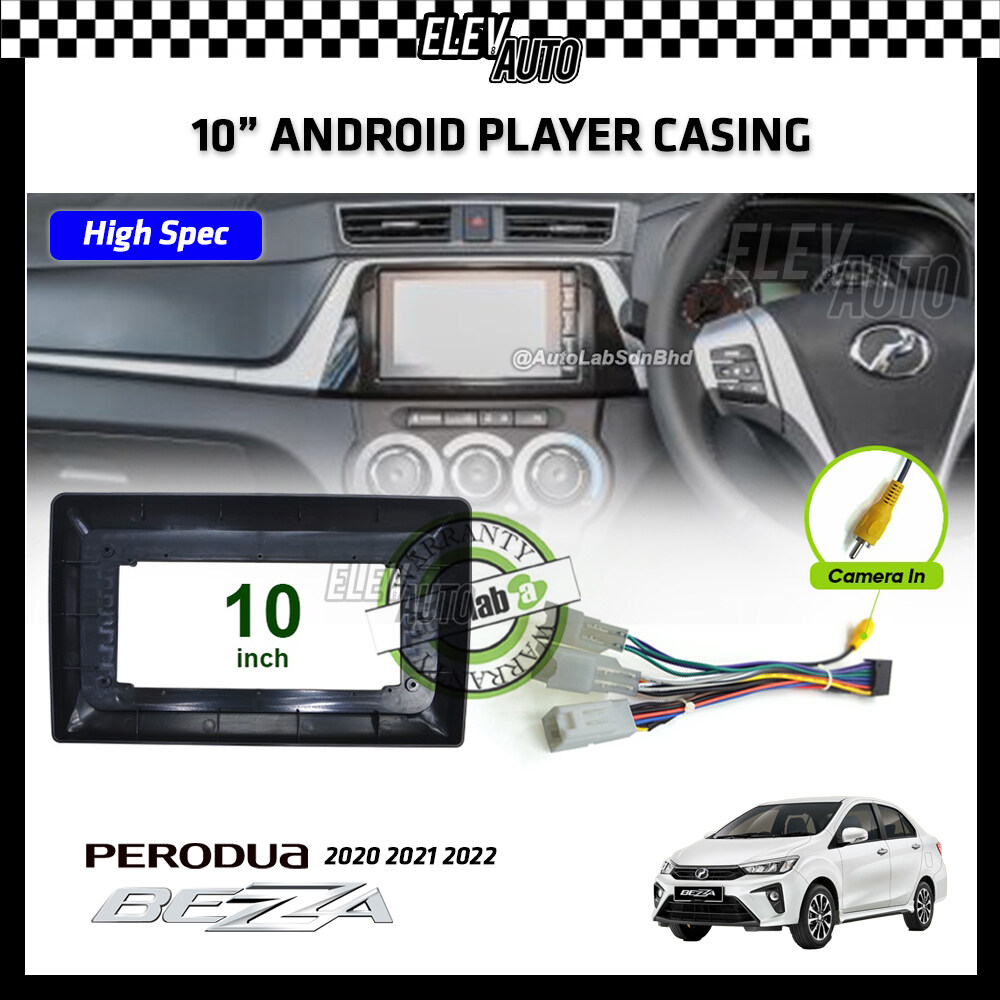 Perodua Bezza 2020 2021 Android Player Casing 10" with Player Socket ...