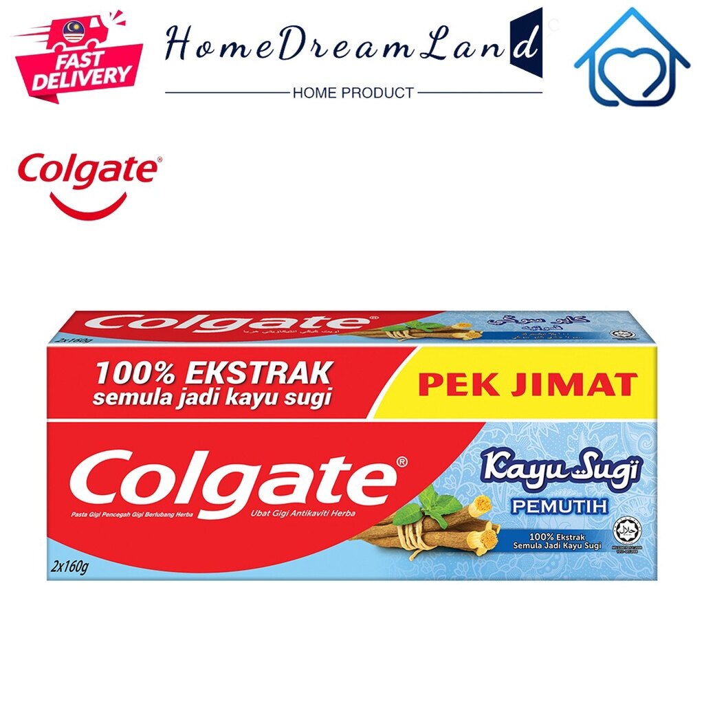 Colgate Kayu Sugi Whitening Toothpaste 160g Twinpack | Lazada