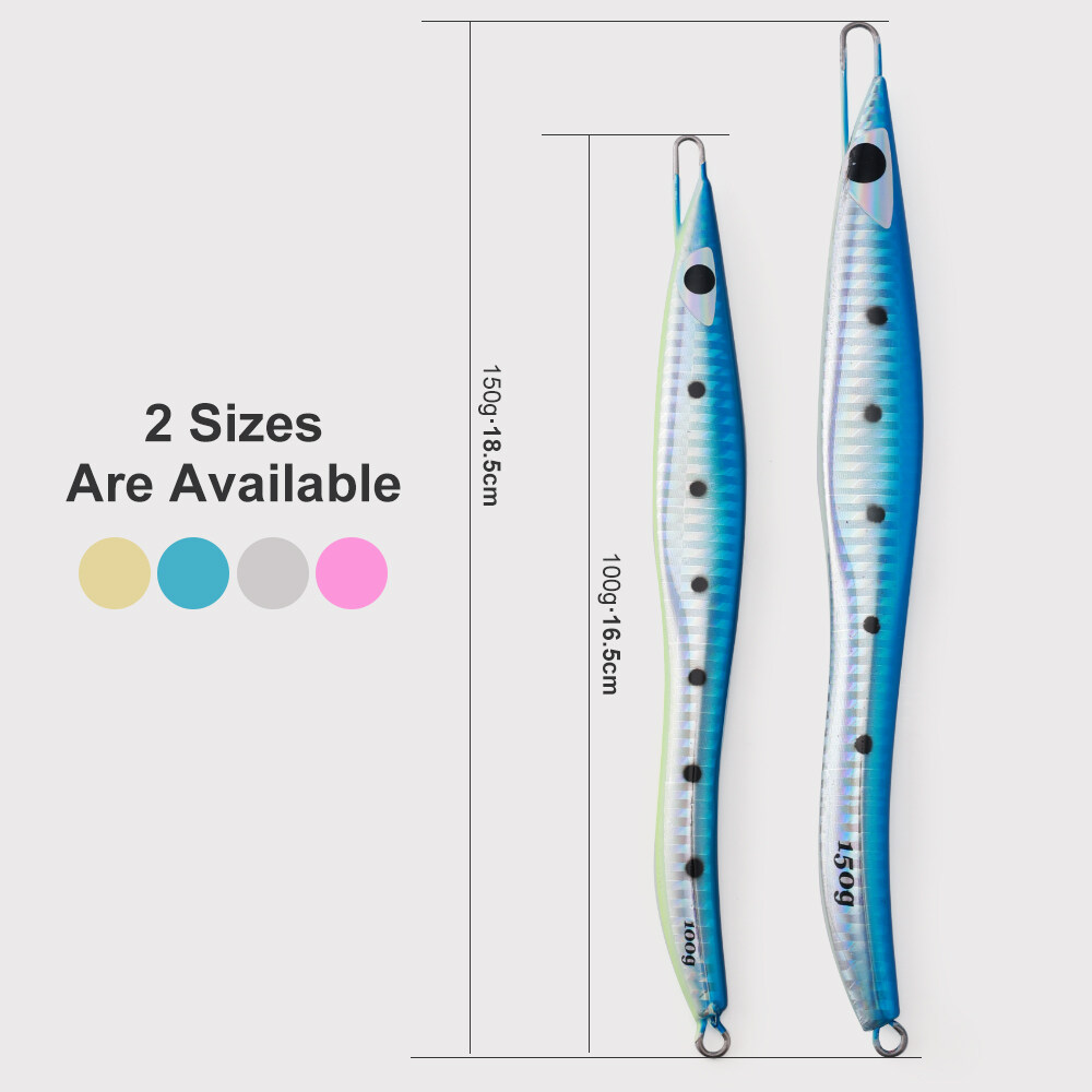 JIGGINGPRO 100G 150G Speed Jig ตกปลาทะเลโลหะ Jigs Lure เหยื่อประดิษฐ์ ...