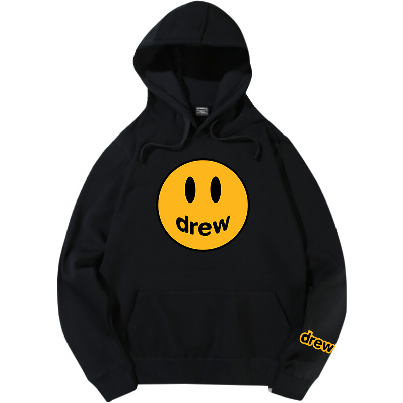 Drew Smiley Face เสื้อกันหนาวฤดูใบไม้ผลิใหม่ Justin Bieber กับย่อหน้า ...
