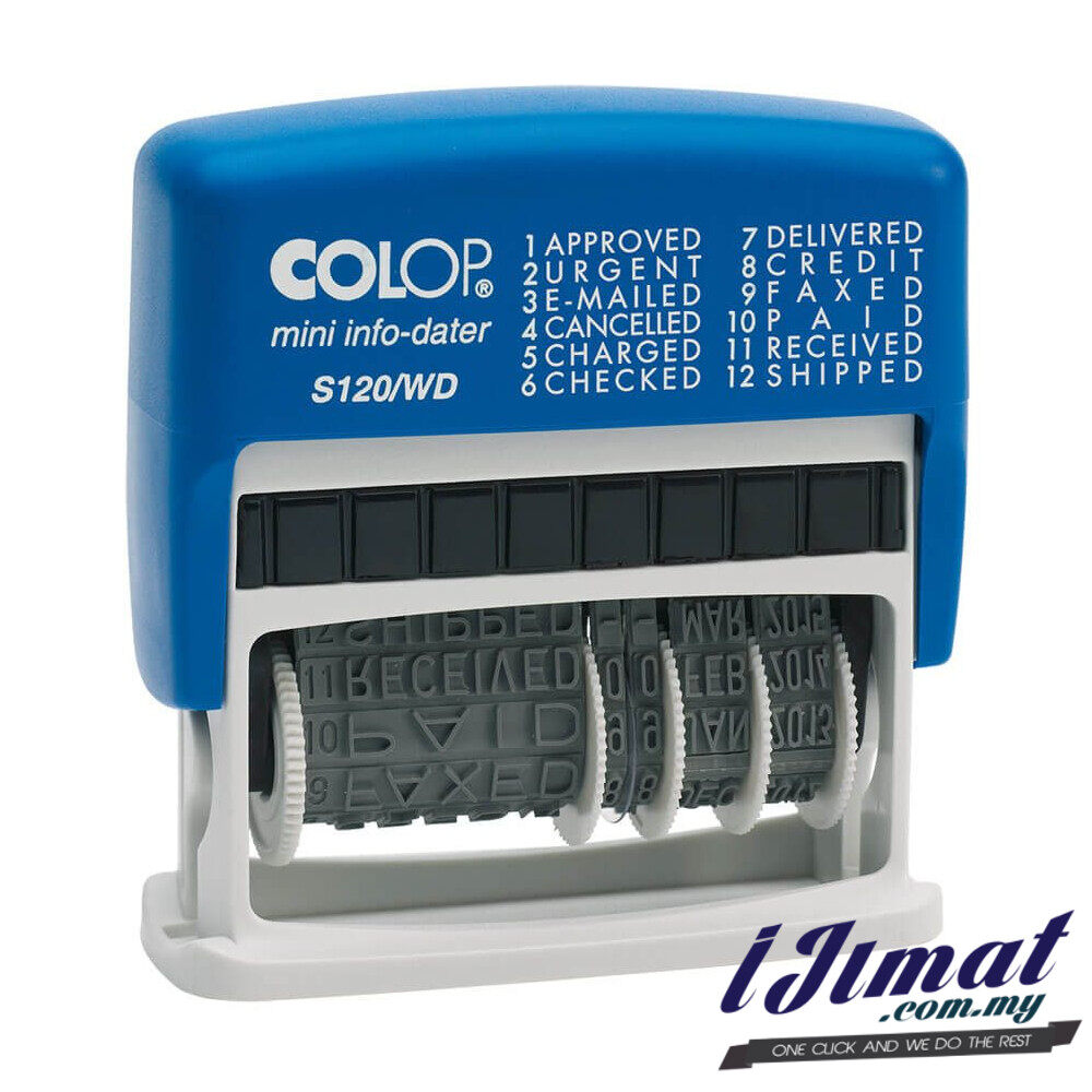 Paid Stamp With Date Ultra Dater Self-Inking Date Stamp - Adjustable ...