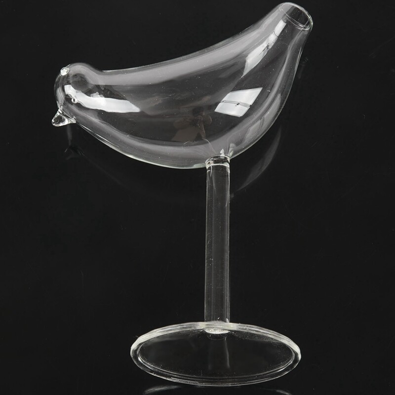 150Ml Creative Bird Shape Cocktail Goblet Glass Personality Molecular ...
