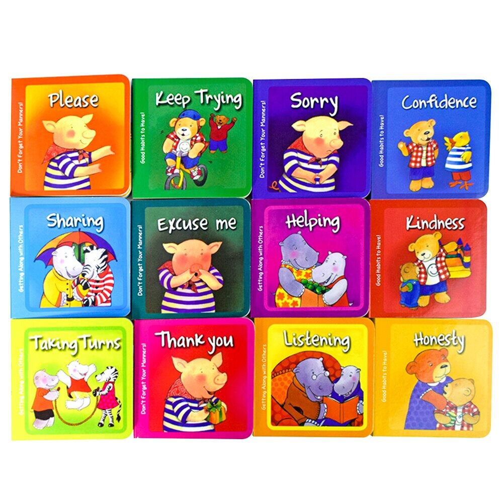 12 Books/set A Case of Good Manners Box Set Children's Book Picture ...