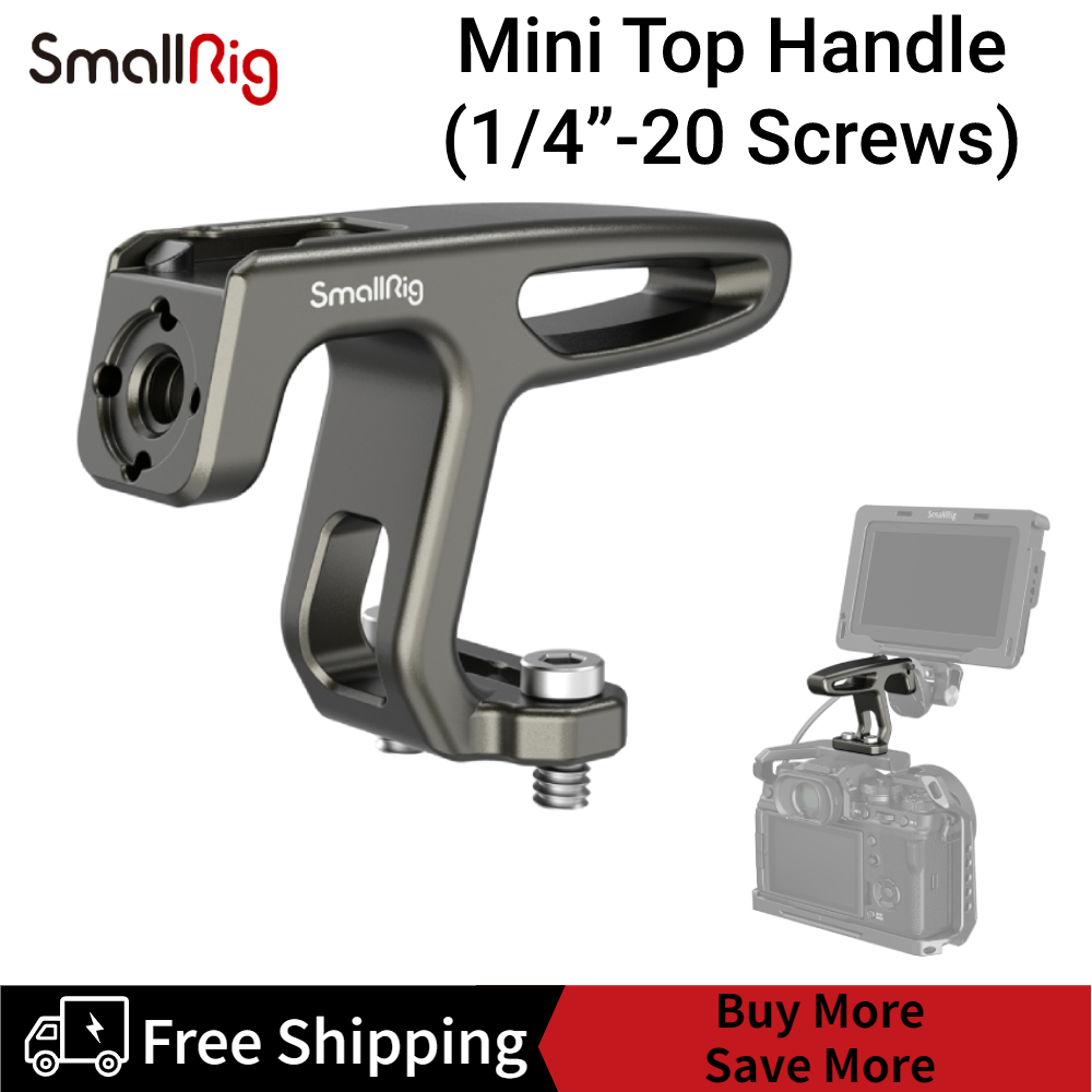 SmallRig Mini Top Handle for Light-weight Cameras (1/4”-20 Screws ...